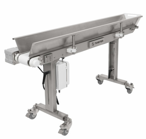Stainless Steel Inbound / Outbound Conveyors - Twister Technologies